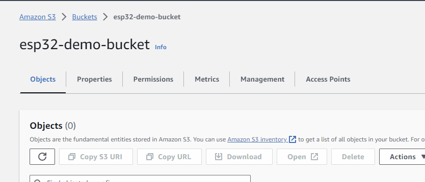 ESP and AWS-S3 Integration part 1: Create AN AWS bucket • My technical stuff